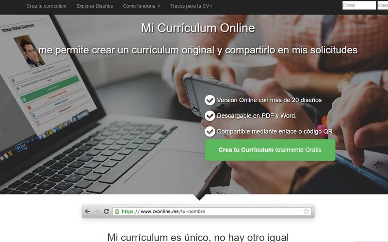5 páginas para crear un Curriculum Vitae atractivo y profesional