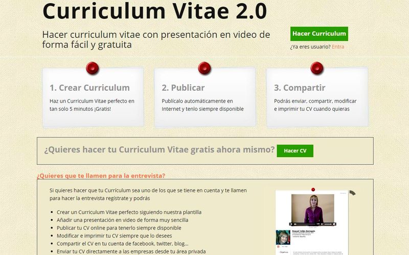 5 páginas para crear un Curriculum Vitae atractivo y profesional