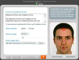 Anaface, Aplicación web para medir la belleza de un rostro - Soft & Apps
