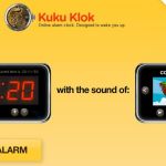 Kuku Klok, Sencillo despertador online con varios sonidos - Soft & Apps
