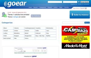 Goear, otra solución para escuchar online nuestras canciones favoritas ...