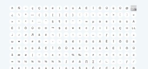 Unicode character table, caracteres unicode para copiar y pegar