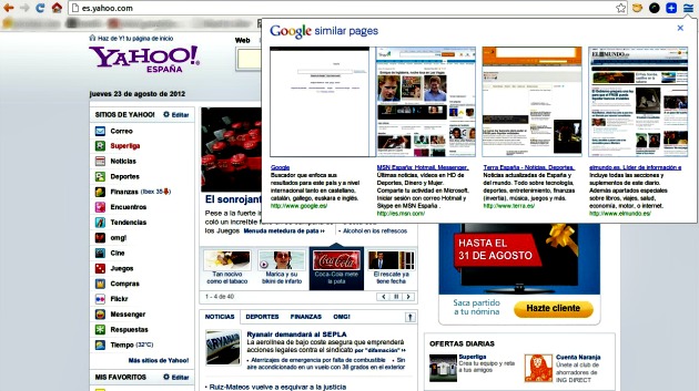 Google Similar Pages: descubre páginas similares a las que visitas con ... Google Similar Pages: descubre páginas similares a las que visitas con ...
