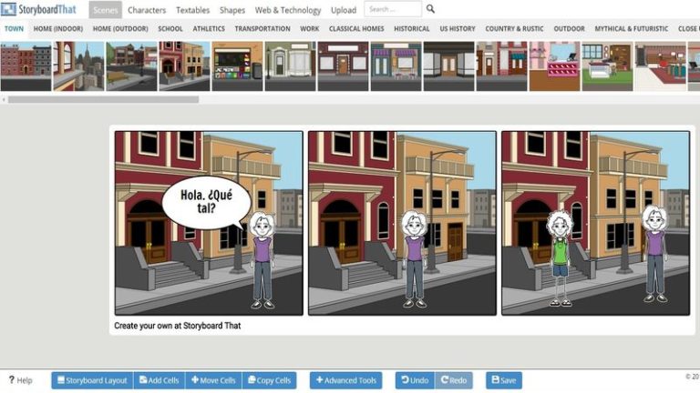Storyboard Creator: una aplicación web para crear tiras cómicas