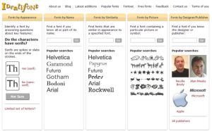 Identifont, un buscador de tipografías con una sección de fuentes ...