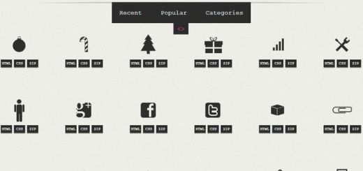 Gran colección de iconos CSS para insertar en tu sitio