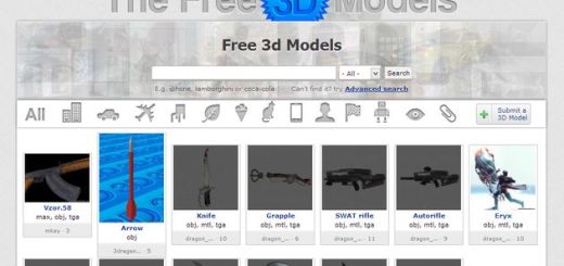 Página para buscar y descargar modelos para impresoras 3D