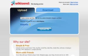 Wikisend, envía archivos de hasta 100 Mb a tus amigos de forma rápida ...