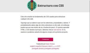 Estructura con CSS, un tutorial para aprender los fundamentos de CSS