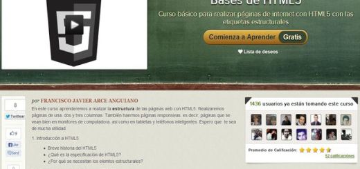 Vídeo curso de HTML5 gratuito y en español - Soft & Apps