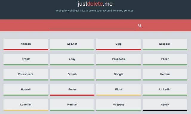 Just Delete Me - Soft & Apps