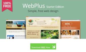 WebPlus Starter Edition, software gratis para diseño web sin HTML