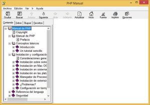 Manual de PHP: útil manual, en español, de PHP para consultar offline