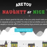 Social Santa te dice si fuiste bueno o malo en Twitter