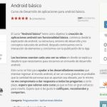 Curso gratis de desarrollo de aplicaciones para Android básico