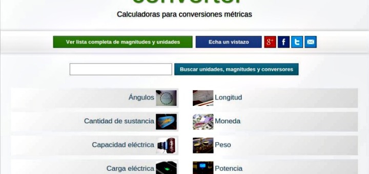 Convert: software gratuito para convertir entre unidades de medida