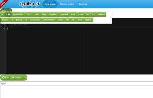 Paiza: editor de código online con soporte multilenguaje