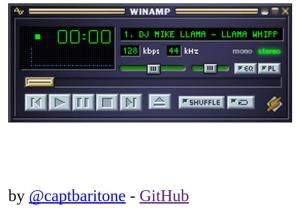 Resucita Winamp en versión HTML5 y JavaScript