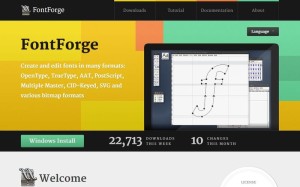 FontForge: completo editor de fuentes de texto, libre y multiplataforma