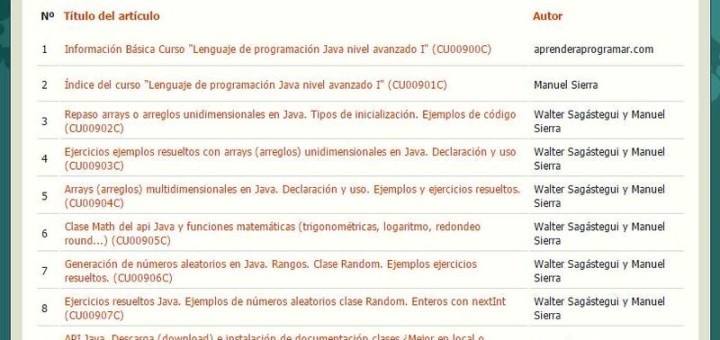 Vídeo curso gratuito de programación en Java desde cero