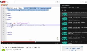 Tutorial de JavaScript básico en 32 vídeos