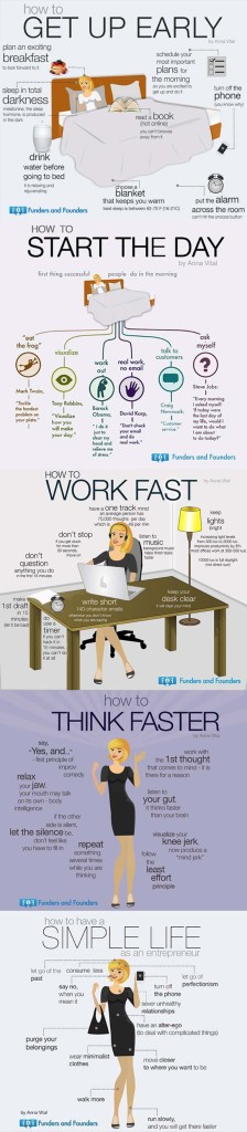 Consejos para aumentar la productividad (infografía)