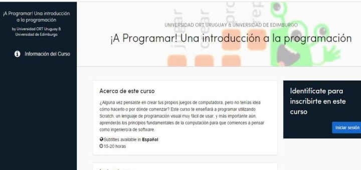 Curso gratis para aprender a programar con Scratch