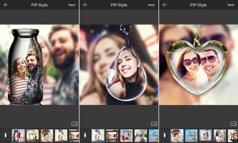 PIP Camera: bellos marcos y filtros para tus fotos (Android)