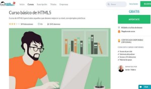 Curso básico de HTML5, online y gratuito