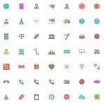 Color Line Icon Set: pack gratuito compuesto por 512 iconos PNG