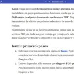 Kami: potente editor web gratuito para documentos PDF