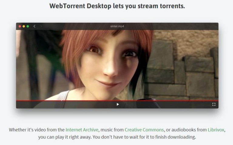 WebTorrent Desktop: reproductor de archivos torrent en streaming