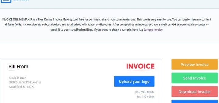 Crear facturas online y gratis con Yes Invoice