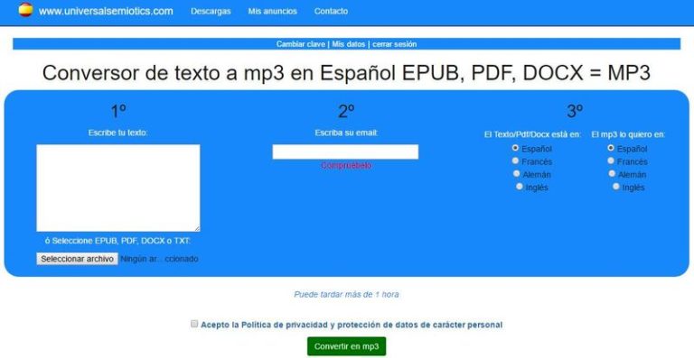 Convierte tus PDF a Mp3 con estas 2 herramientas web gratuitas