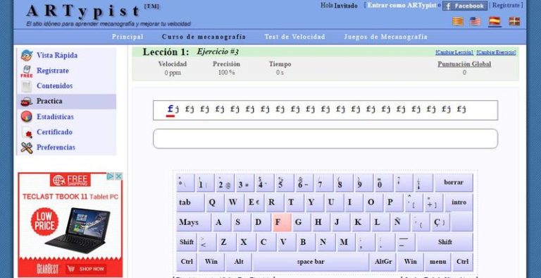 5 aplicaciones web para mejorar tu Velocidad al Teclado