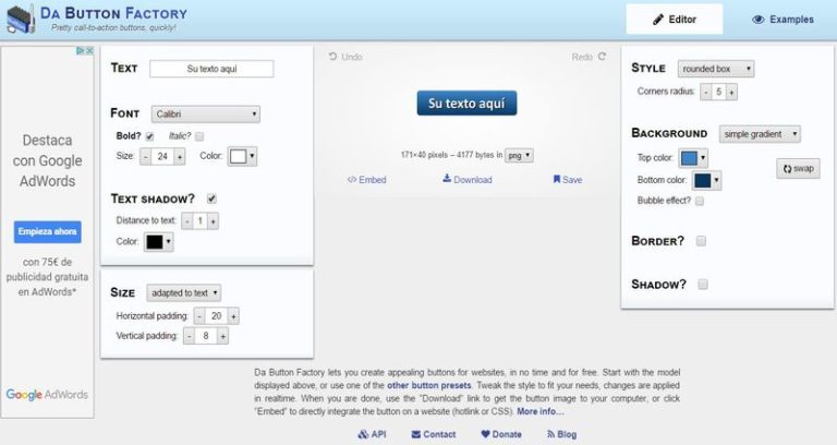 3 páginas para crear botones para la web online y gratis