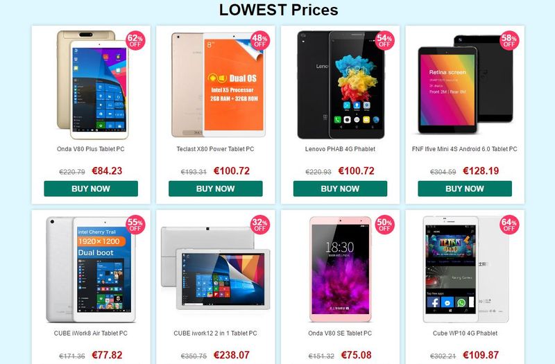 Tablets económicas 2017 con los mejores descuentos del mercado