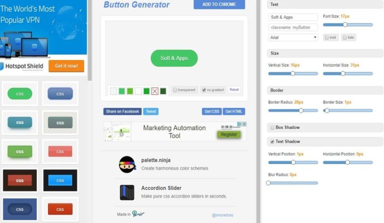 10 páginas para crear botones CSS y PNG totalmente gratis