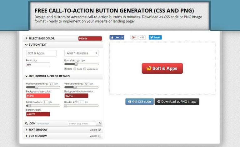 10 páginas para crear botones CSS y PNG totalmente gratis