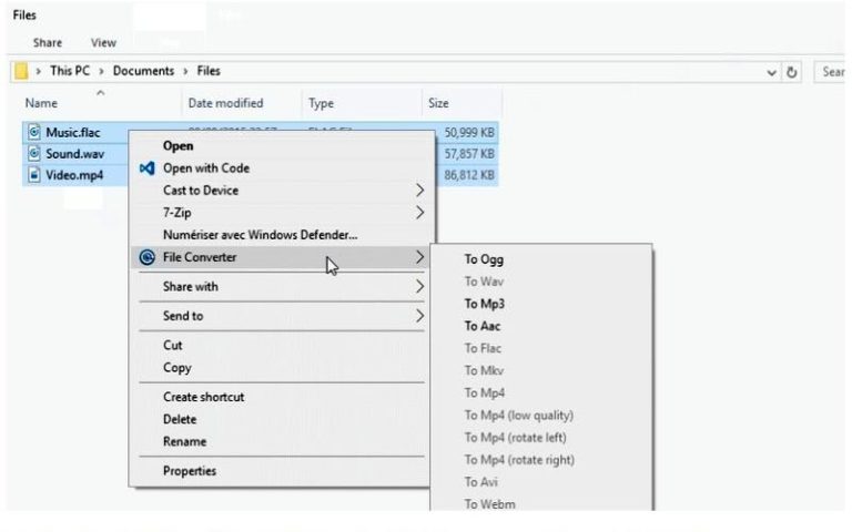 File Converter: convierte archivos desde el menú contextual de Windows