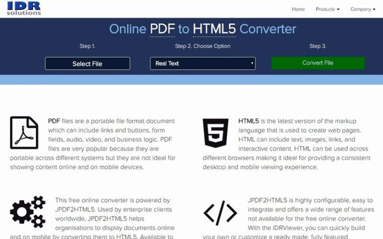 Convertir PDF a HTML5 gratis y online con estas 3 aplicaciones web
