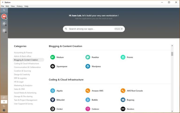 Station: software gratis para gestionar todas tus aplicaciones web