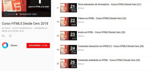 Curso básico de HTML5, online y gratuito