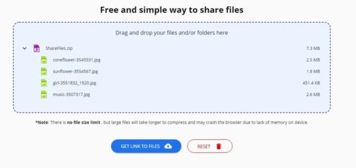 Terashare: enviar archivos de cualquier tamaño gratis