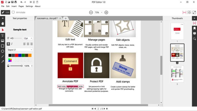 Icecream PDF Editor: software gratuito para editar documentos PDF