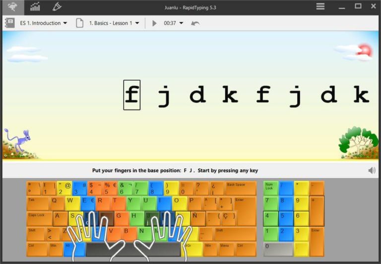 Rapid Typing Tutor: software gratis para aprender y practicar mecanografía