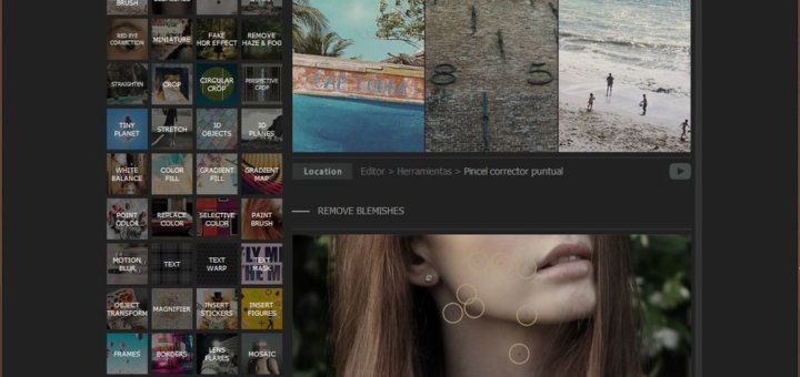 exPhoto: software para edición de imágenes, retoque y diseño gráfico