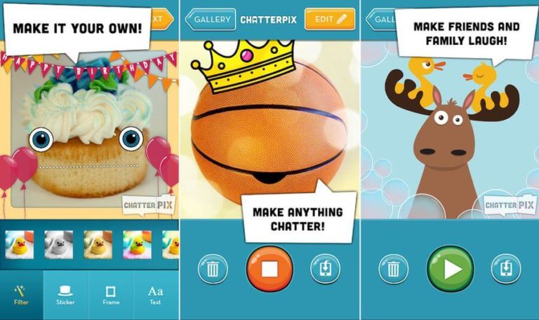 ChatterPix Kids: divertida app para hacer que hablen personas y objetos