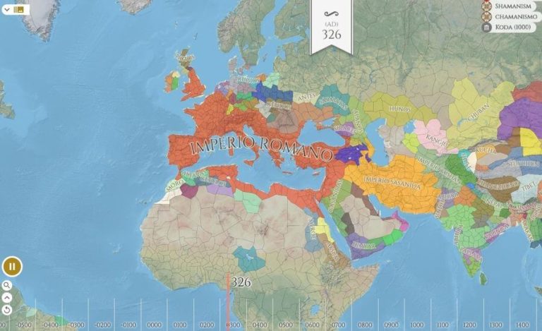 Chronas: increíble mapa interactivo para descubrir la historia del mundo