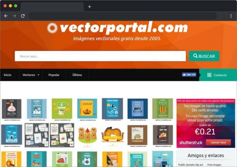Miles de vectores gratis para descargar en VectorPortal